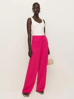 REFORMATION Mason Pant Pink