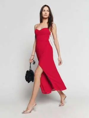 REFORMATION Kourtney Midi Dress