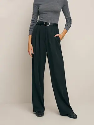 REFORMATION Mason Short Pant - Black