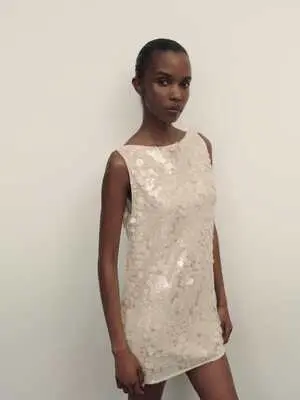 REFORMATION Nyla Embellished Mini Dress