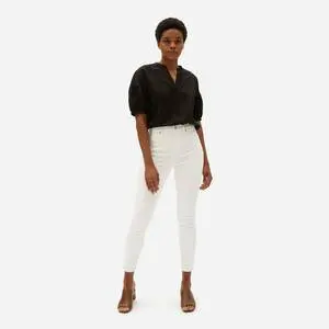 Everlane Authentic Stretch High-rise Skinny Jean - White