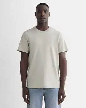 Everlane Premium-weight Crew Neck T-shirt - Heather Oatmeal