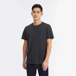 Everlane Premium-Weight Pocket Tshirt Heather Navy