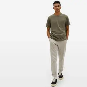 Everlane Premium-Weight Pocket Tshirt Heathered Green