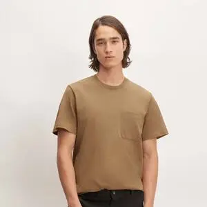 Everlane Premium-Weight Pocket Tshirt Light Brown