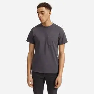 Everlane Premium-Weight Pocket Tshirt Washed Ink Grey
