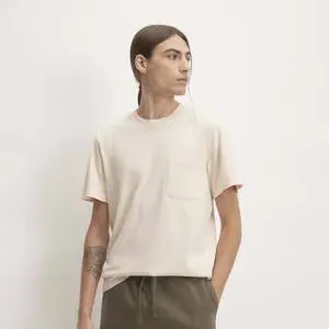 Everlane Premium-Weight Pocket Tshirt Whisper Pink