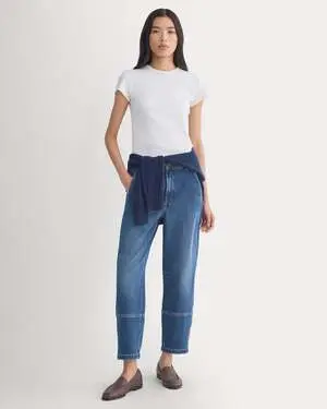 Everlane Utility Barrel Pant - Deep Blue Indigo