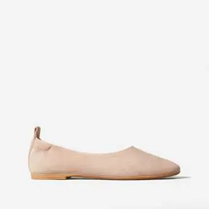 Everlane Ballet Flat Pale Rose Suede