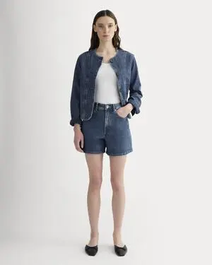 Everlane A-line Denim Short - Ocean