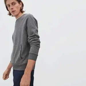 Everlane Track Crewneck Dark Heather Grey