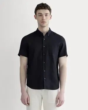 Everlane Classic Short-sleeve Shirt - Black