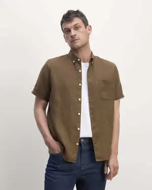 Everlane EVERLANE Classic Short-Sleeve Shirt Cocoa