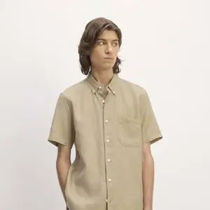 Everlane EVERLANE Classic Short-Sleeve Shirt Khaki