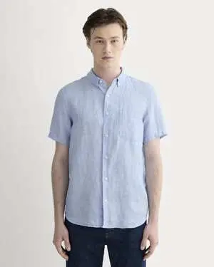 Everlane EVERLANE Classic Short-Sleeve Shirt Light Blue