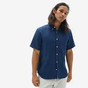 Everlane EVERLANE Classic Short-Sleeve Shirt Midnight