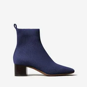 Everlane Glove Knit Boots - Navy