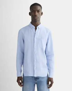 Everlane Classic Linen Shirt - Light Blue