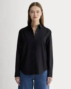 Everlane Silky Cotton Shirt - Black