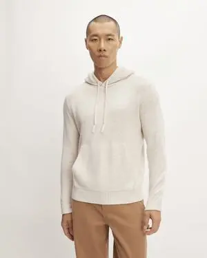 Everlane Everlane Felted Merino Hoodie Heathered Oat