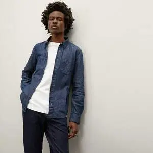 Everlane Denim Shirt Dark Indigo
