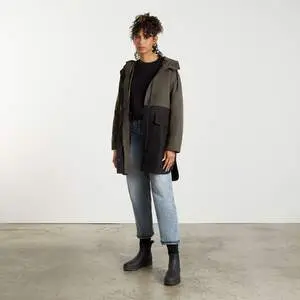 Everlane Anorak - Forest/black