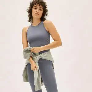 Everlane Relaxed Tank Top - Heathered Charcoal