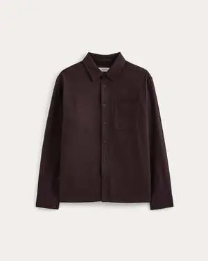 Everlane Brushed Flannel Shirt - Dark Chocolate