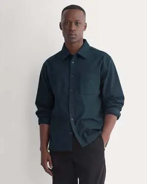 Everlane Brushed Flannel Shirt - Navy