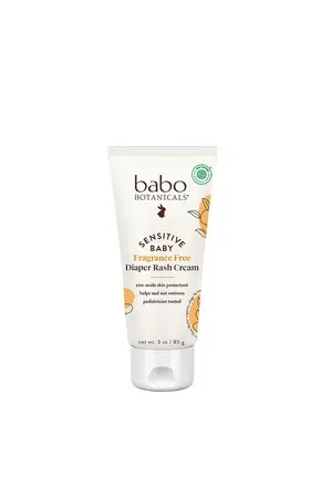 BABO BOTANICALS Sensitive Baby Fragrance-free Zinc Diaper Rash Cream - Red