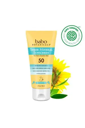 BABO BOTANICALS Super Shield Mineral Sunscreen Lotion Spf 50 Natural