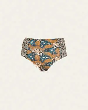 Ulla Johnson Ulla Johnson Zahara High-Waist Bikini Bottom Parrot