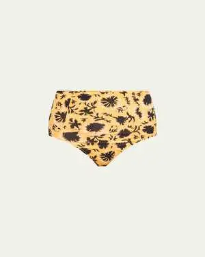 Ulla Johnson Ulla Johnson Zahara High-Waist Bikini Bottom Zinnia