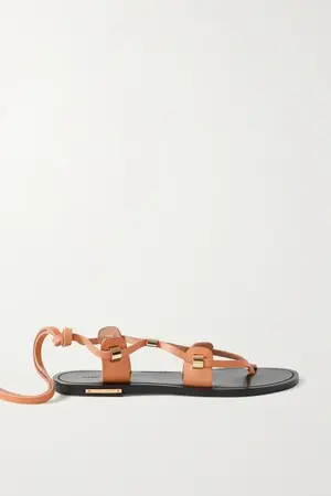 Isabel Marant Anil Leather Sandals - Brown
