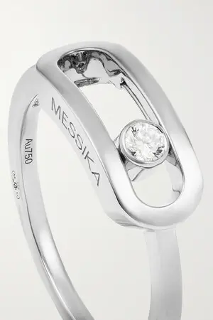 Messika Move Uno 18-karat Diamond Ring - White Gold