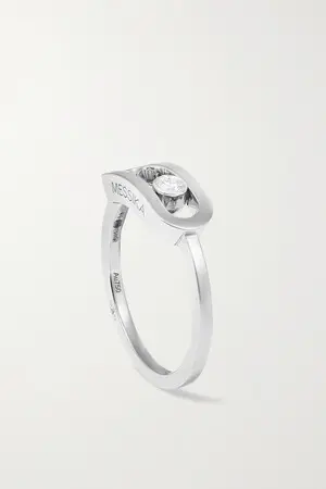 Messika Move Uno 18-karat Diamond Ring - White Gold