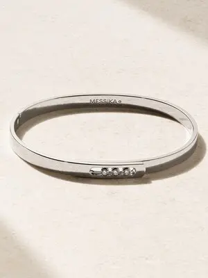 Messika Move Noa 18-karat White Diamond Bangle - Gold