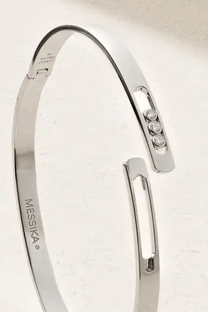 Messika Move Noa 18-karat White Diamond Bangle
