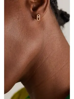Messika Move Uno 18-karat Diamond Earrings - Gold