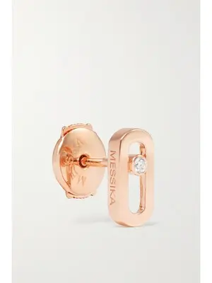 Messika Move Uno 18-karat Diamond Earrings - Gold