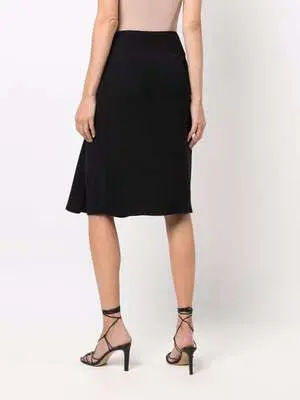 Versace Pinch-pleat A-line Skirt