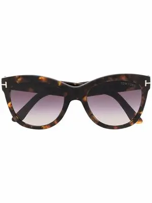 TOM FORD Wallace Cat-eye Sunglasses - Brown