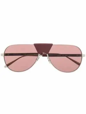 FERRAGAMO Pilot-frame Sunglasses Red