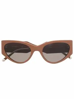 FERRAGAMO Cat-eye Frame Sunglasses - Neutrals
