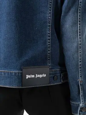 Palm Angels Logo Denim Jacket