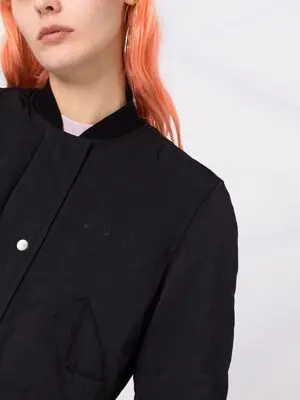Off-White Embroidered Logo Bomber Jacket