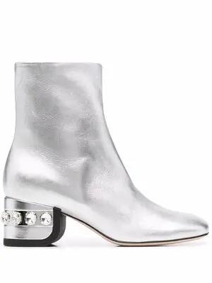 NICHOLAS KIRKWOOD Jj Crystal-embellished Ankle Boots