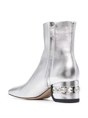 NICHOLAS KIRKWOOD Jj Crystal-embellished Ankle Boots