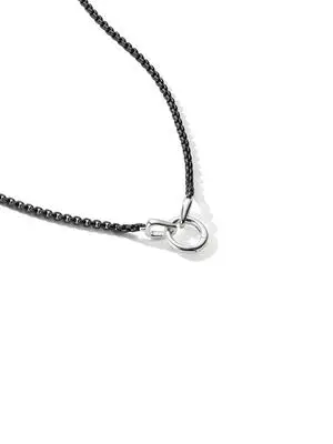 David Yurman Amulet Box Chain Necklace - Silver