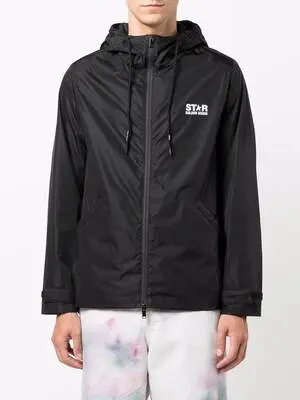 GOLDEN GOOSE Star-print Windbreaker Jacket